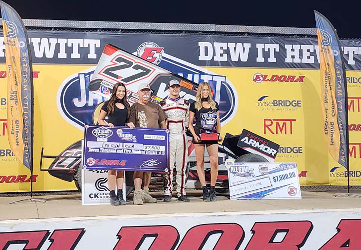 RacinBoys News - Axsom and Pursley win Jack Hewitt Challenge at Eldora Speedway