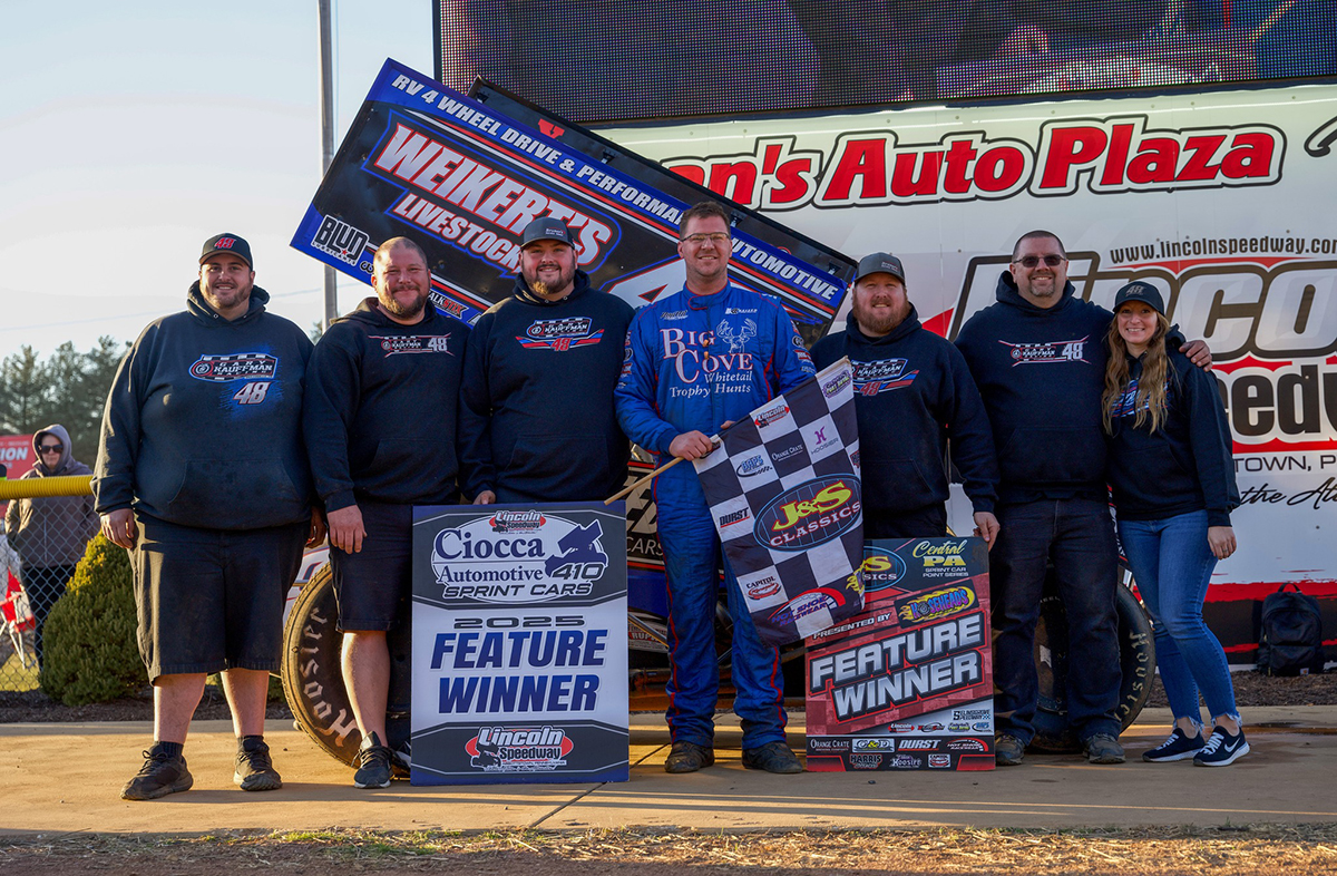 RacinBoys News - Dietrich powers to victory at Lincoln Speedway