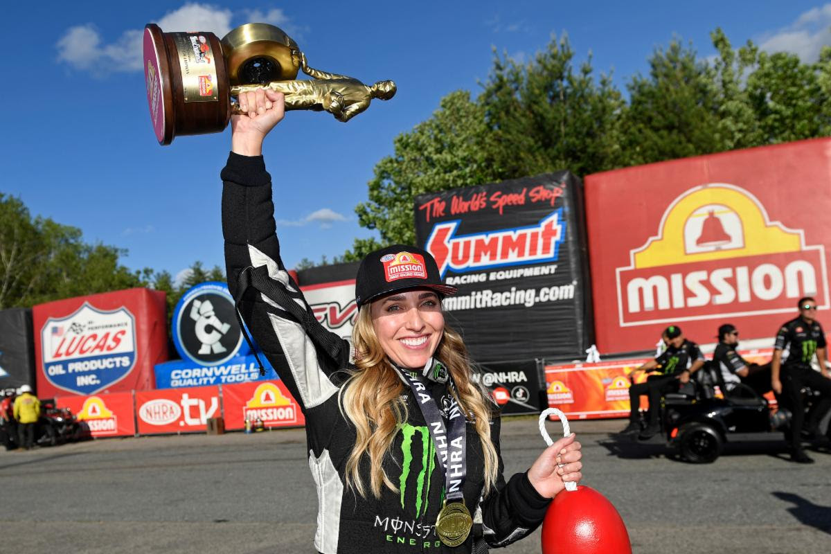 RacinBoys News - B. FORCE, TODD & ANDERSON CLAW THEIR WAY TO WINS AT NHRA NEW ENGLAND NATIONALS