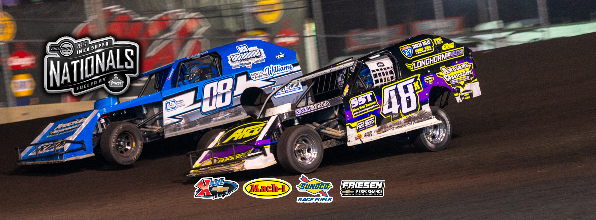 RacinBoys News - Drew Janssen, Tom Berry Jr. post Friday IMCA Modified wins at Super Nationals