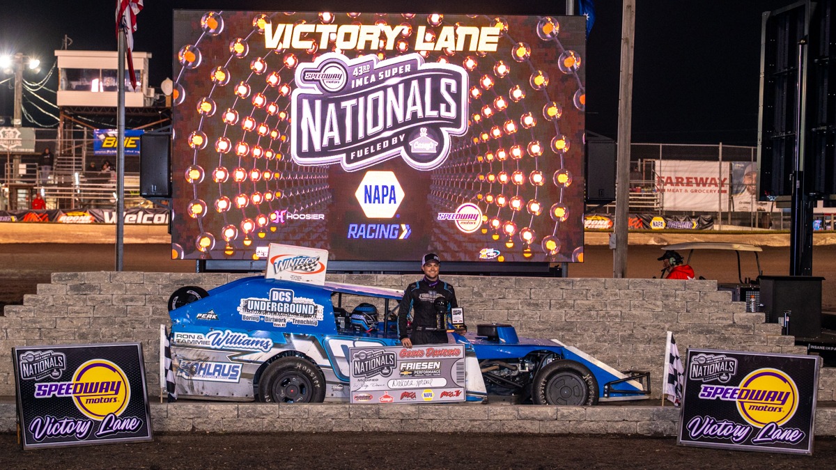 RacinBoys News - Ward, Sproul take IMCA Modified Wednesday feature wins at Super Nationals