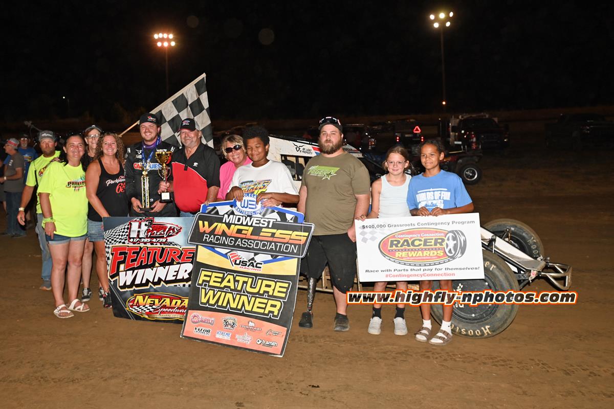 RacinBoys News - Wesley Smith breaks through in USAC MWRA Sprints at Nevada
