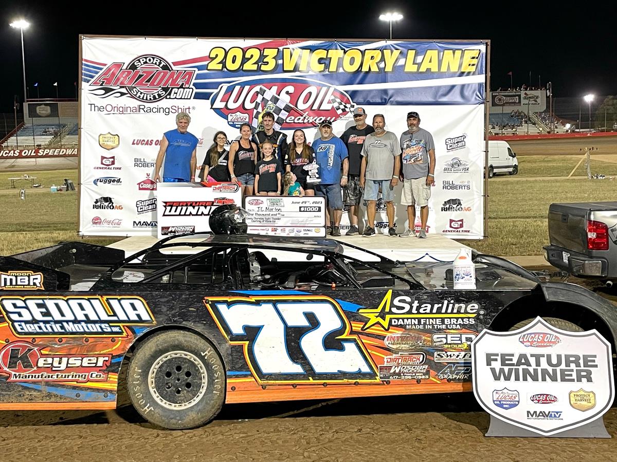 RacinBoys News - Morton doubles down, winning Late Model headliner and ...