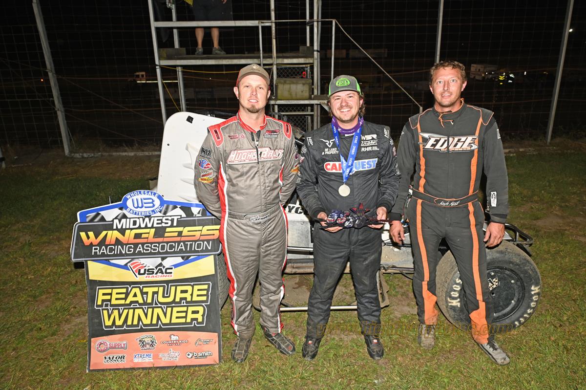 RacinBoys News - Wesley Smith takes USAC MWRA prelim at U.S. 36 Raceway