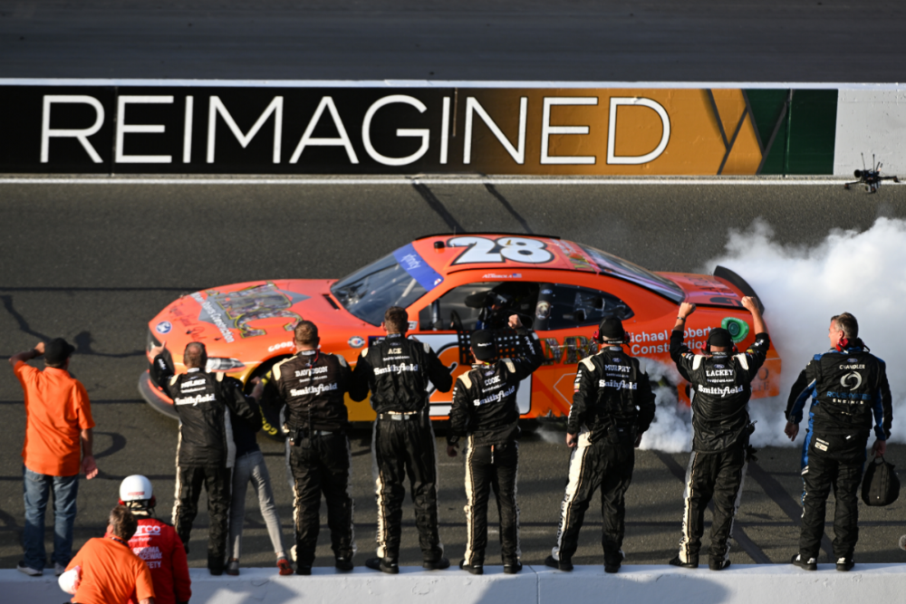 RacinBoys News - Opportunistic Aric Almirola grabs NASCAR Xfinity win ...