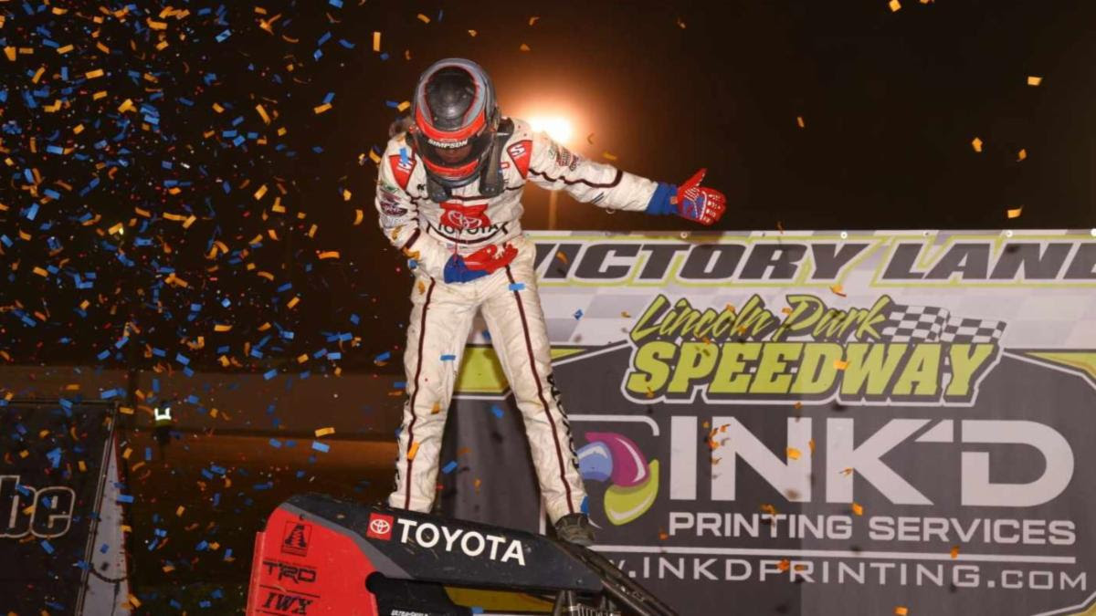 RacinBoys News - Axsom Wins First USAC IMW Race at Lincoln Park