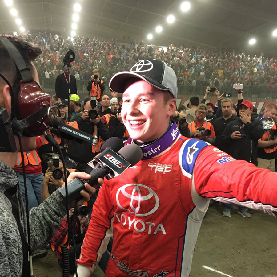 RacinBoys News - Dramatic last-lap pass gives Christopher Bell third ...