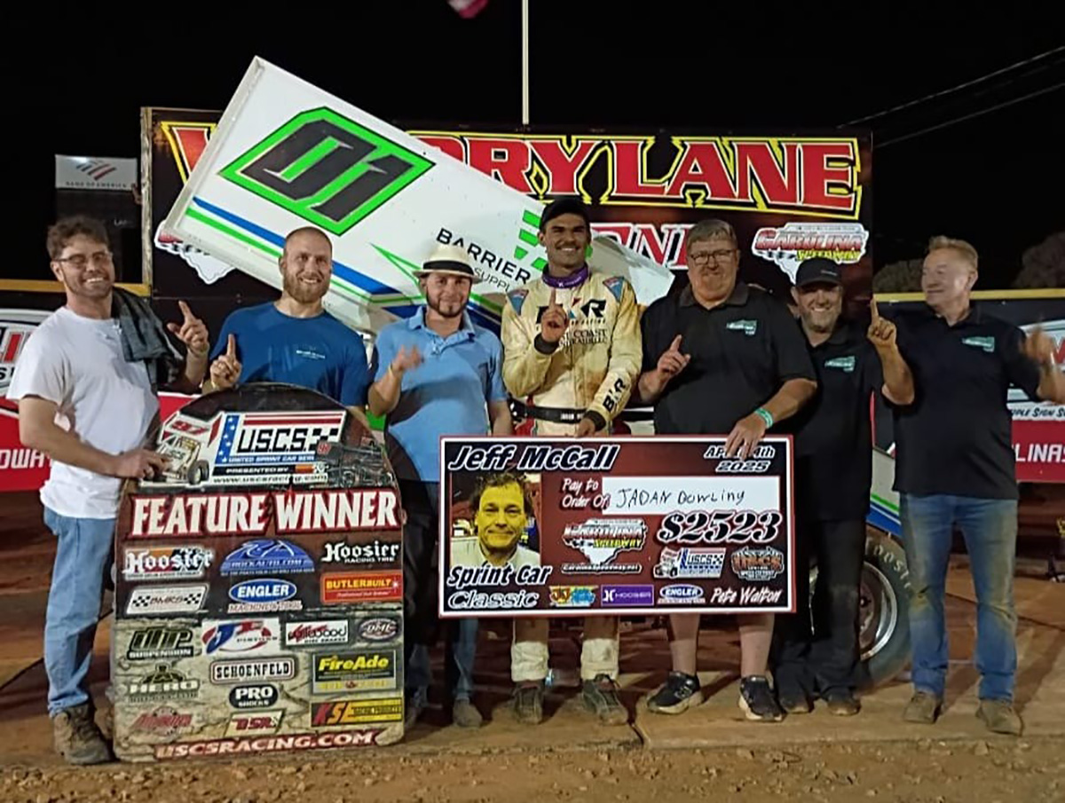 RacinBoys News - NEWCOMER JADEN BOWLING ROLLS TO USCS VICTORY AT CAROLIA