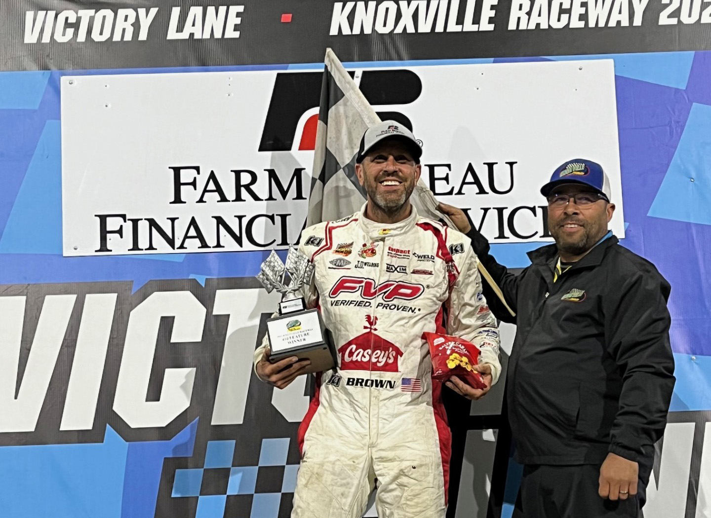 RacinBoys News - Brian Brown Wins his 66th on Wild Night at Knoxville