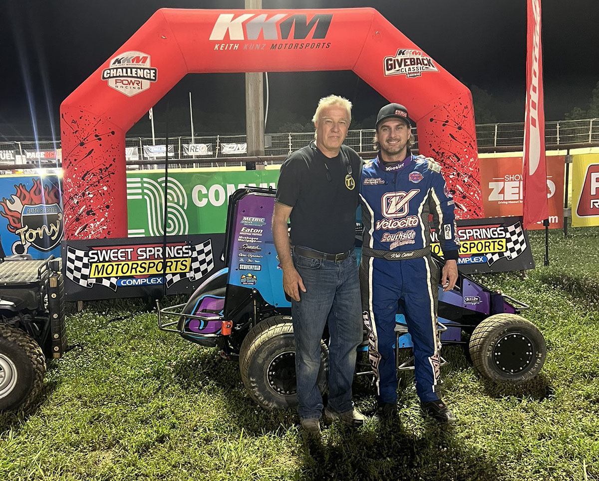 RacinBoys News - Kris Carroll sweeps KKM Challenge weekend at Sweet Springs