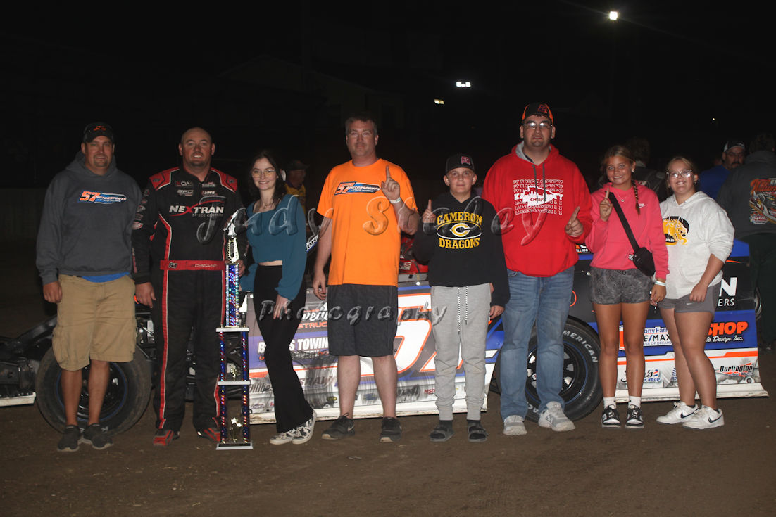 RacinBoys News - Chad Clancy doubles up at Bethany fair races