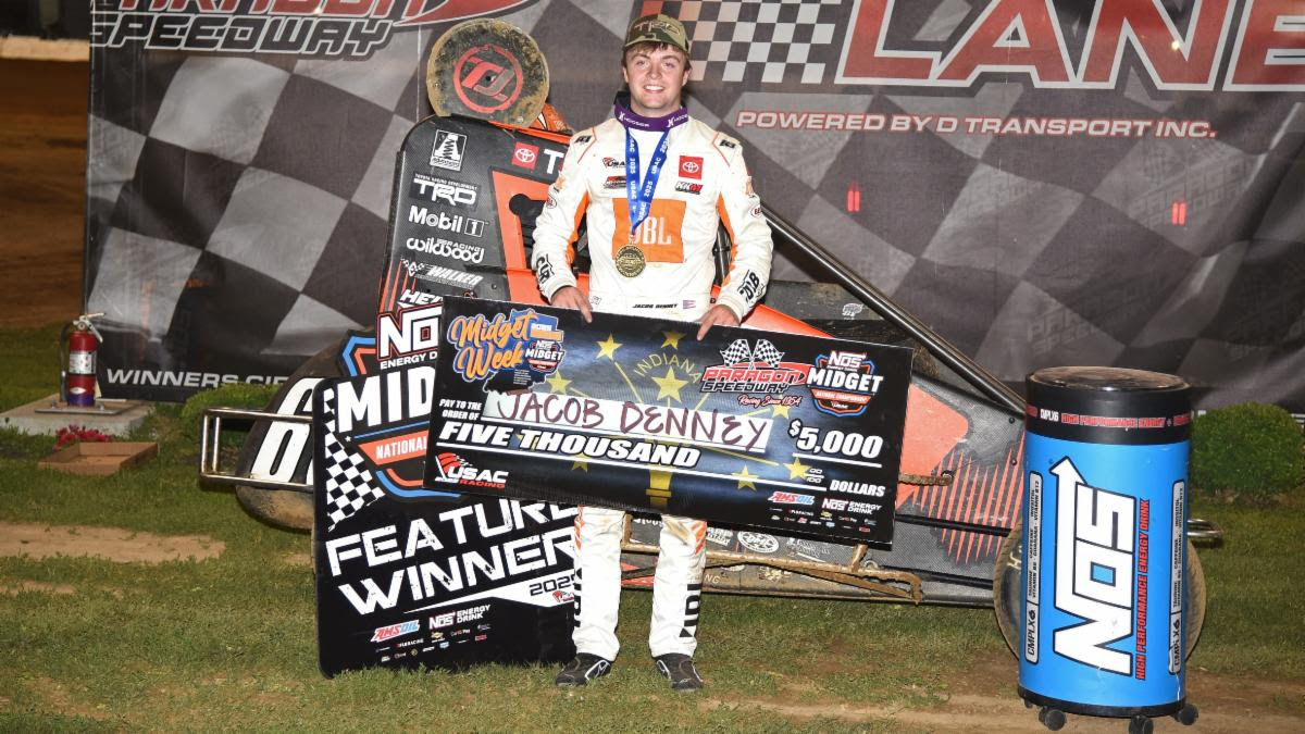RacinBoys News - Jacob Denney tops Indiana Midget Week Night 2 at Paragon