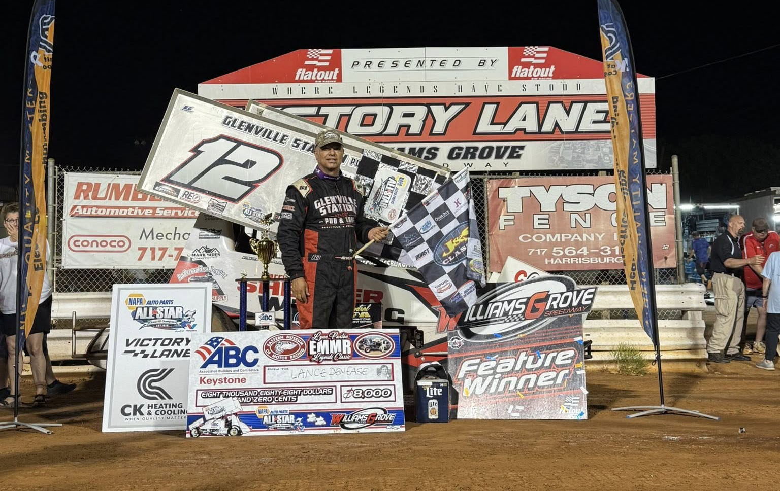 RacinBoys News - Lance Dewease tops All Stars at Williams Grove Speedway