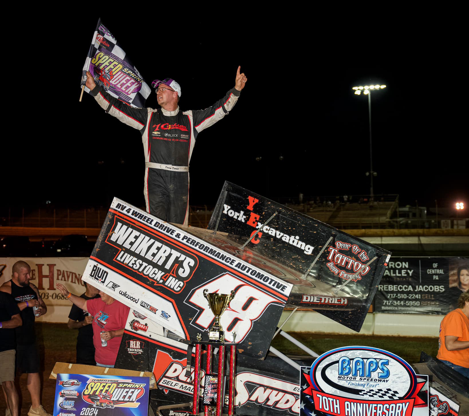 RacinBoys News - Dietrich makes it two straight on PA Speedweek at BAPS