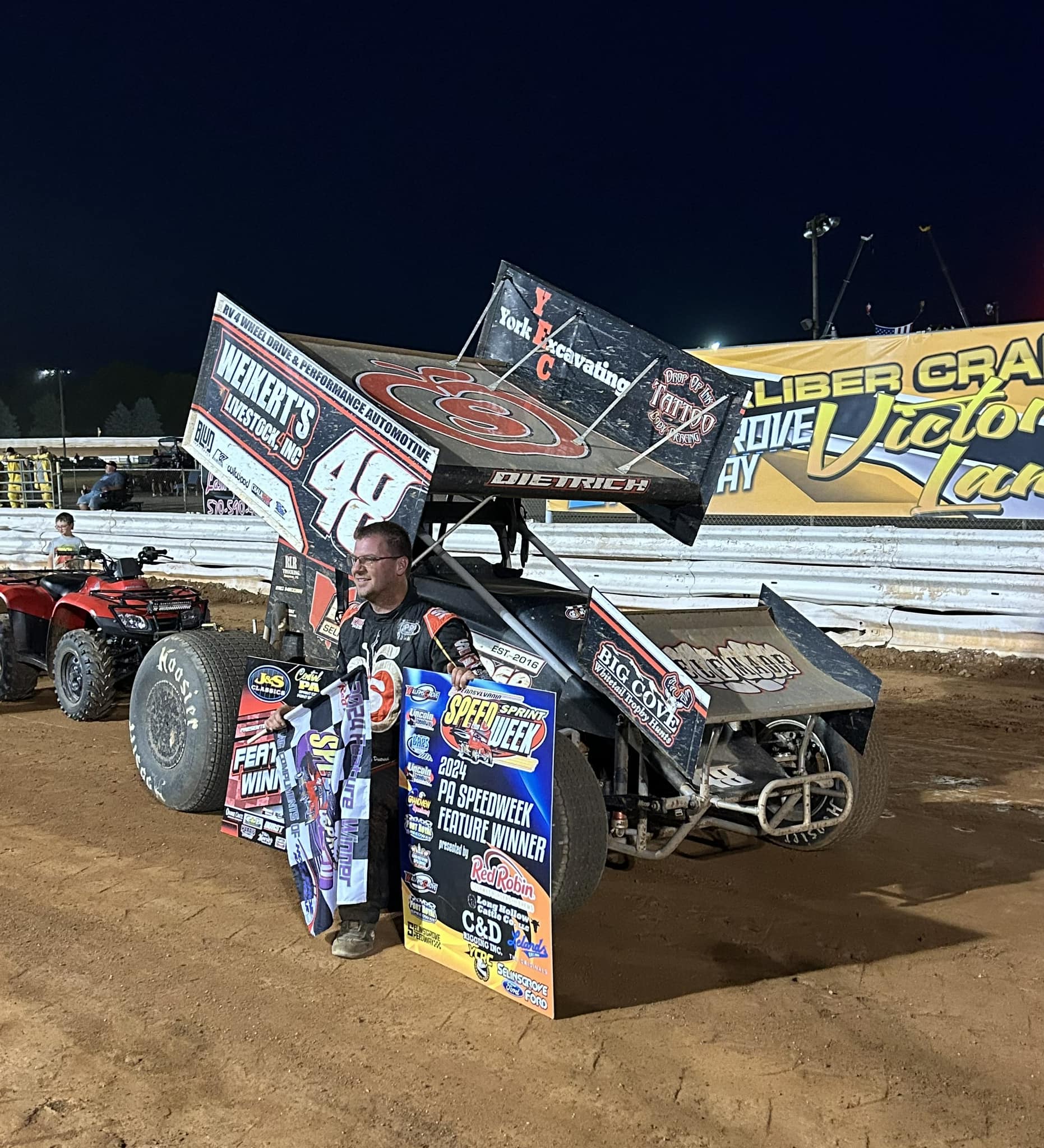 RacinBoys News - Dietrich takes PA Speedweek finale at Selinsgrove ...