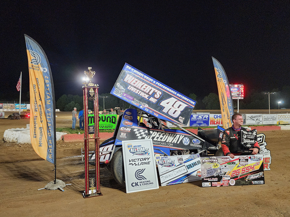 RacinBoys News - Danny Dietrich takes Ohio Sprint Speedweek finale at ...