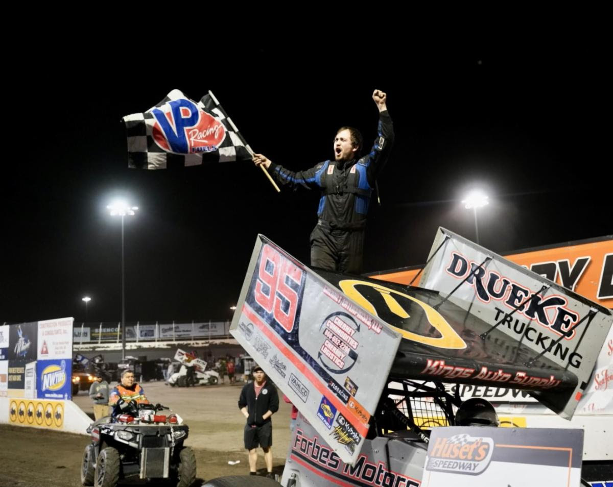 RacinBoys News - Tyler Drueke victorious at Huset's Speedway season opener