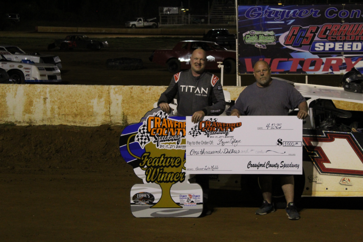 RacinBoys News - Glaze tops Sooner Late Models at Crawford County Speedway