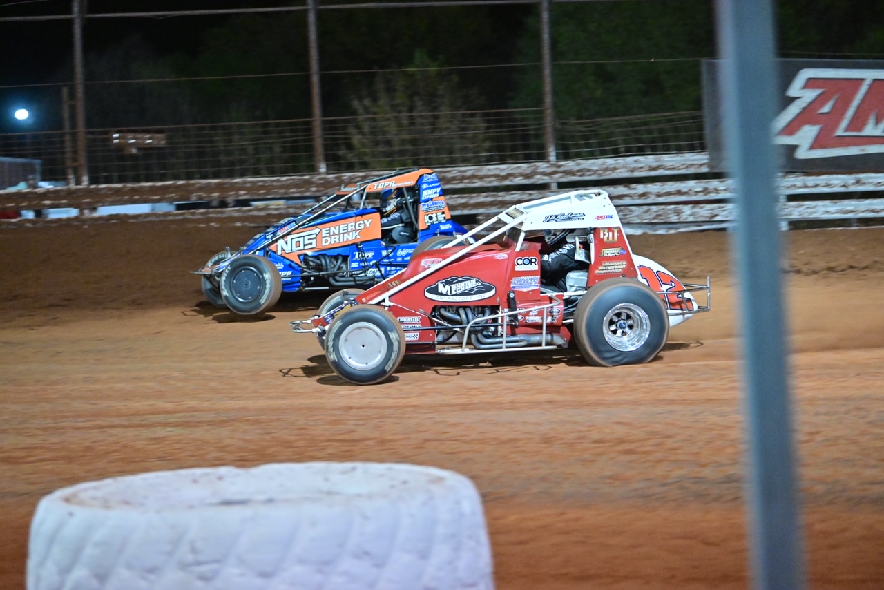 RacinBoys News - Justin Grant Finishes with a Flourish in Red Dirt USAC ...