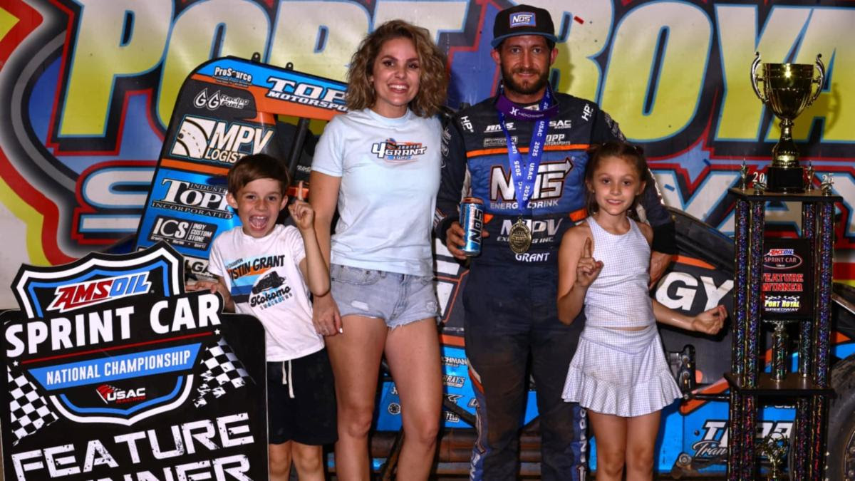 RacinBoys News - Grant, Pursley win USAC main events at Port Royal