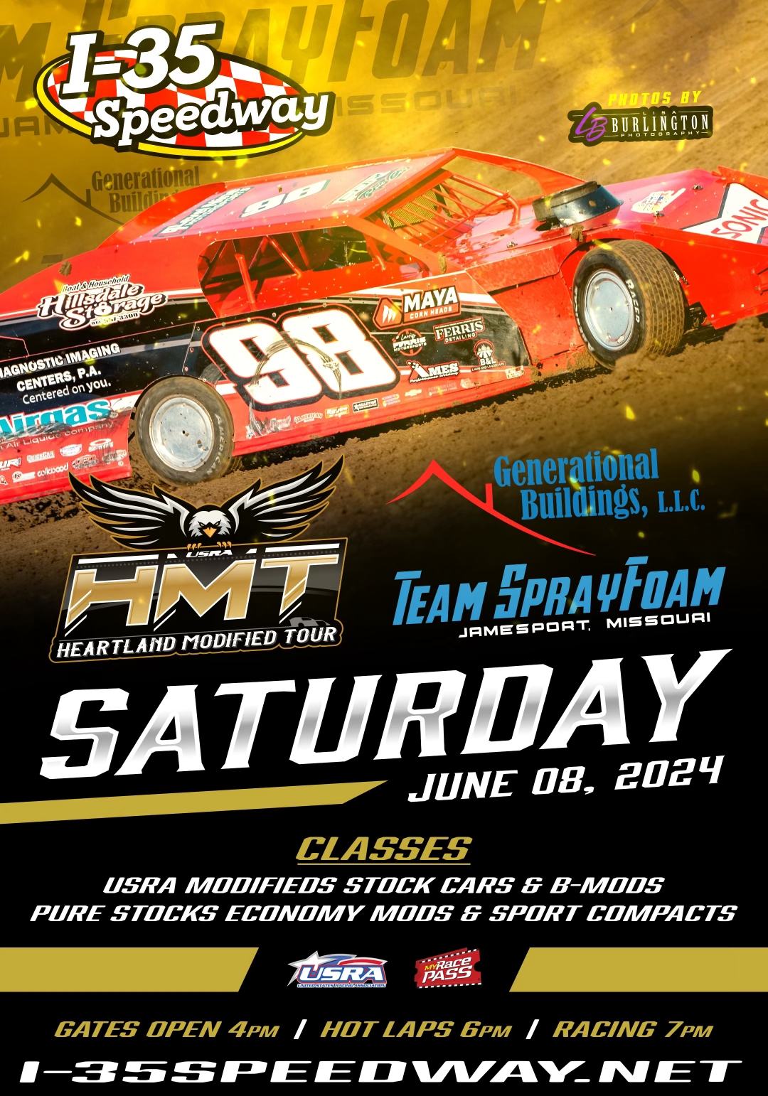 RacinBoys News - Heartland Modified Tour at I-35 Speedway this Saturday