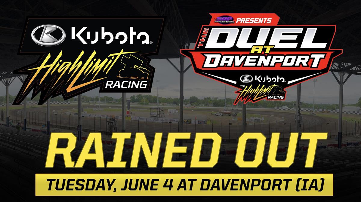 RacinBoys News - Davenport Speedway High Limit event rained out