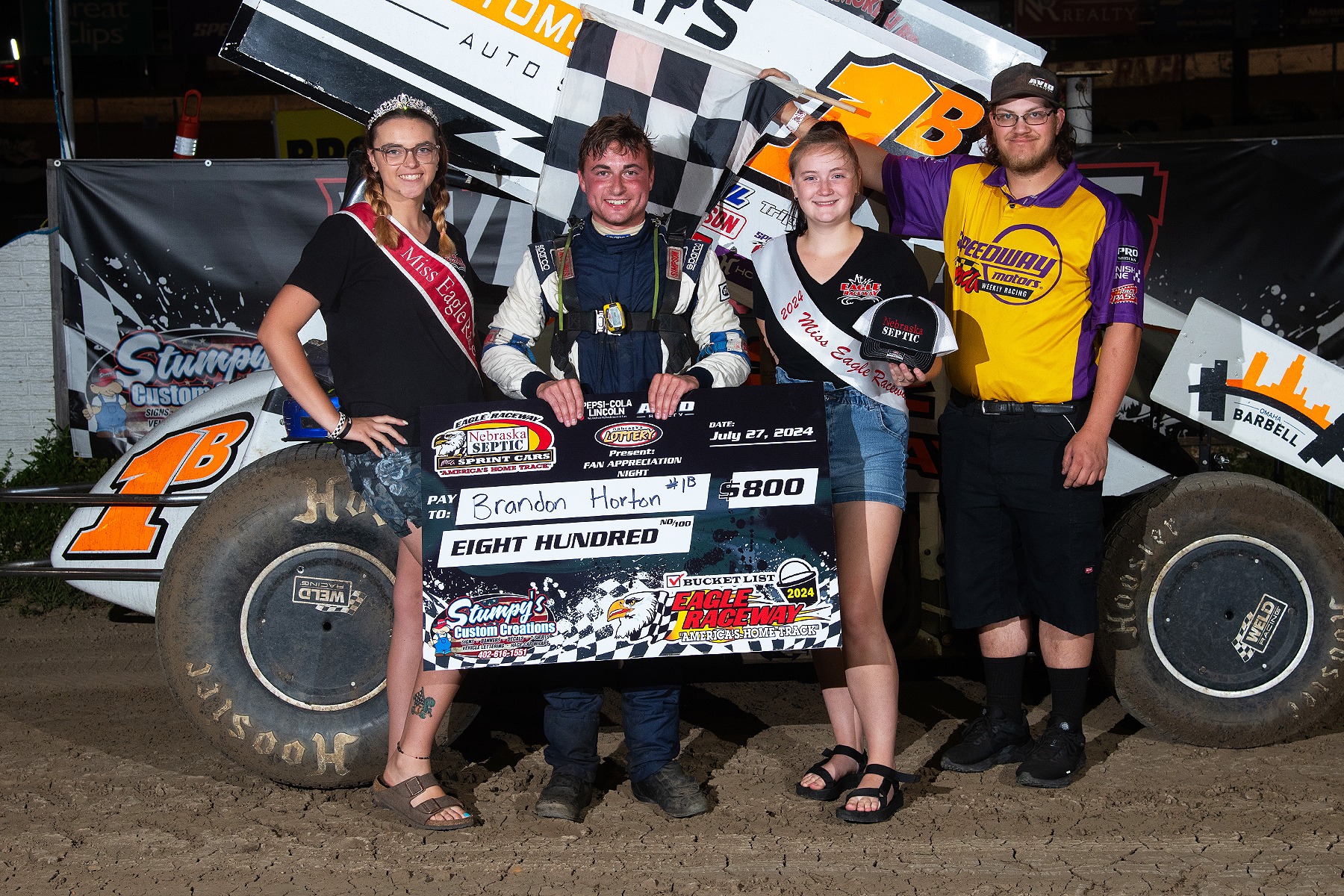 RacinBoys News - Horton, Saathoff post feature wins at Eagle Raceway