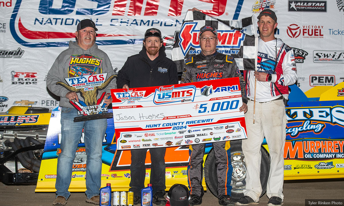 RacinBoys News - Hughes wins at Hunt County Raceway in USMTS headliner