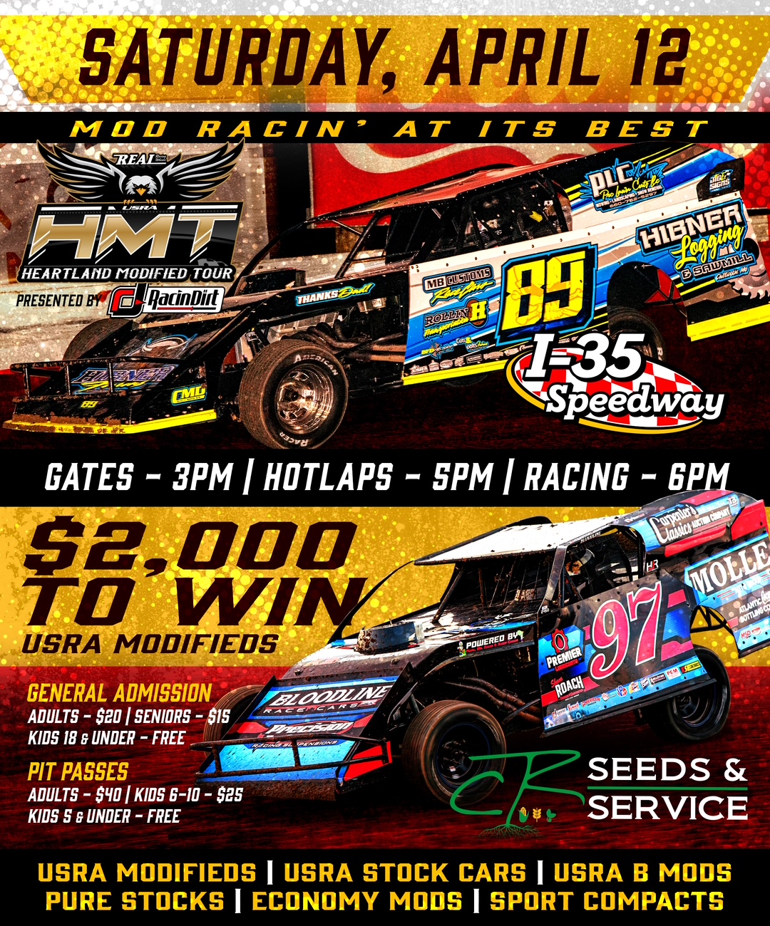 RacinBoys News - Heartland Modified Tour at I-35 Speedway Saturday ...