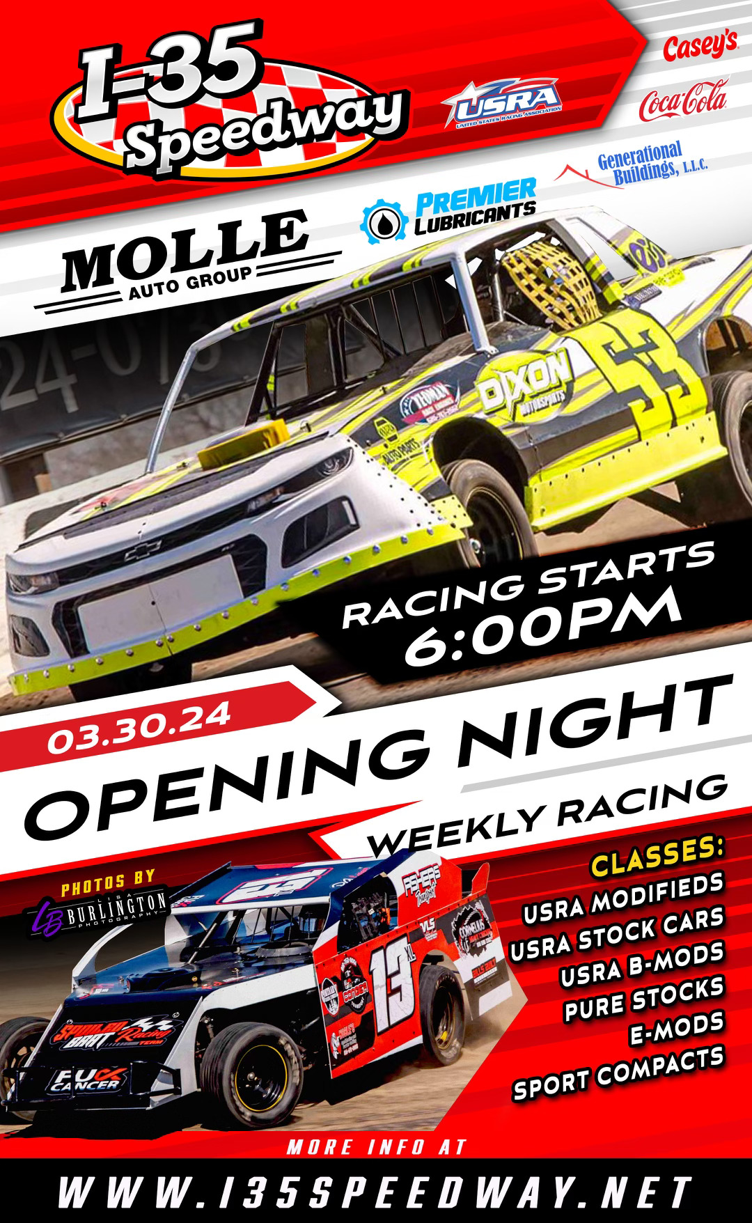 RacinBoys News - I-35 Speedway opens this Saturday