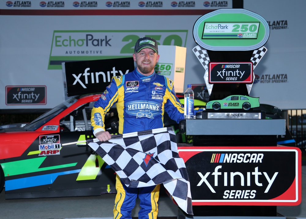 RacinBoys News - Justin Allgaier holds off Martin Truex Jr. for ...