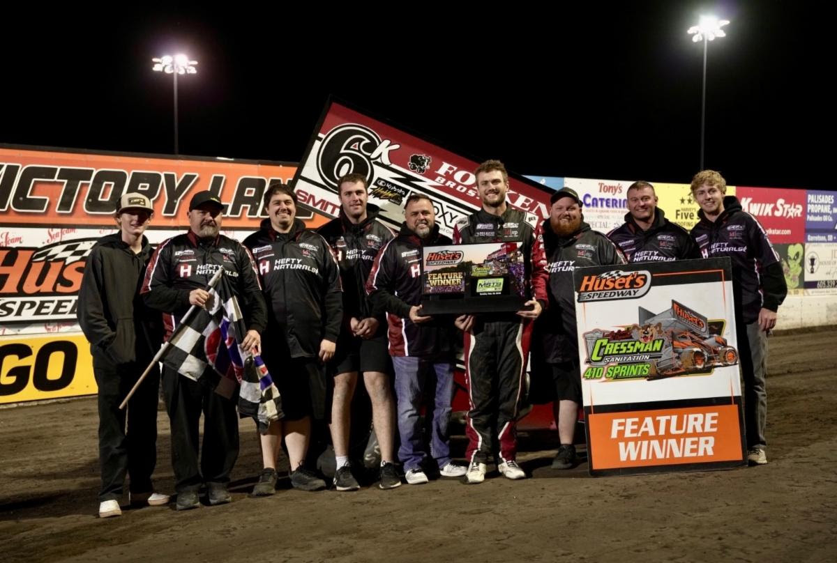 RacinBoys News - Kaleb Johnson victorious at Huset's Speedway