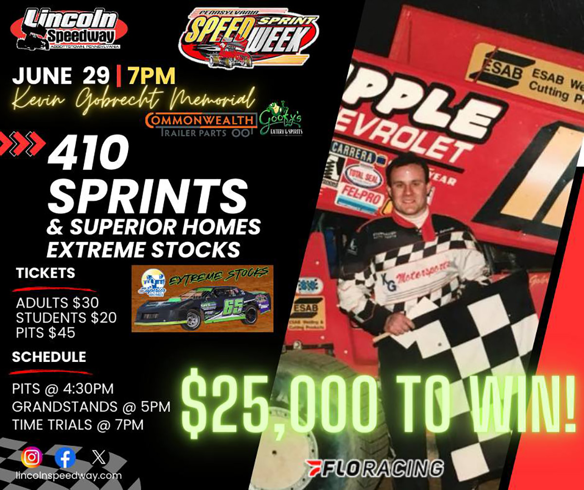 RacinBoys News - Storms force PA Speedweek cancellation at Lincoln Speedway