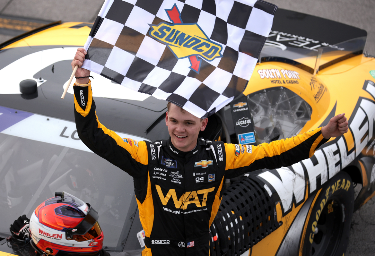 RacinBoys News - Jesse Love celebrates first NASCAR Xfinity Series win ...