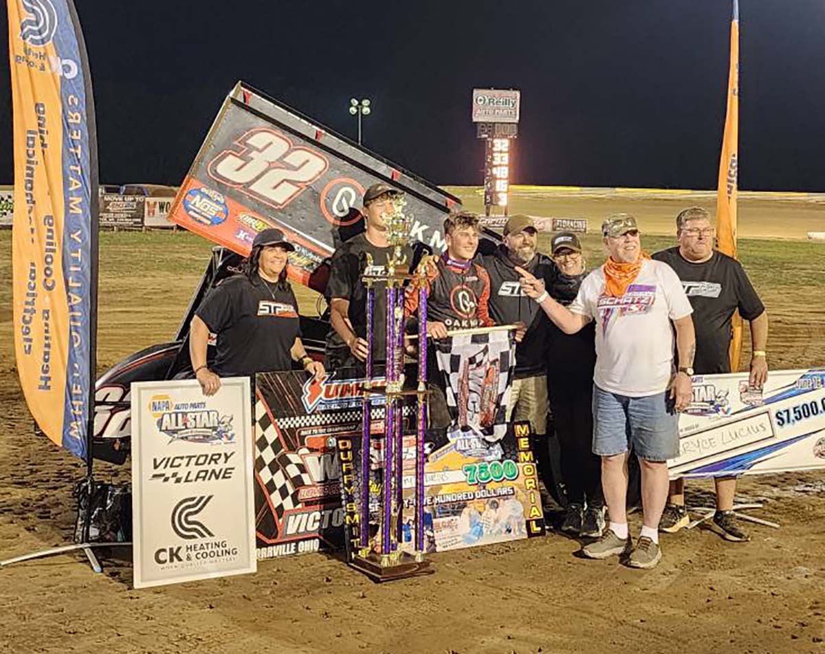 RacinBoys News - Bryce Lucius goes back-to-back on Ohio Sprint ...