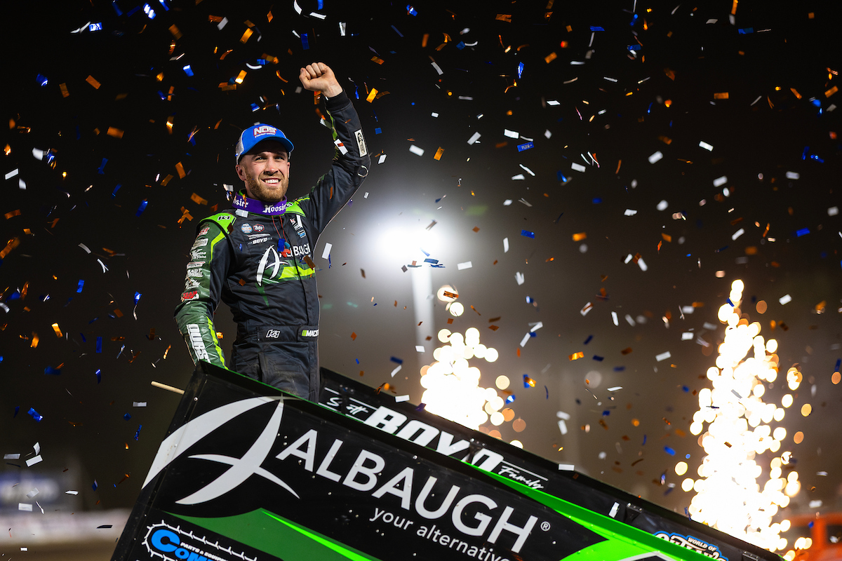 RacinBoys News - Carson Macedo celebrates birthday with Atomic win