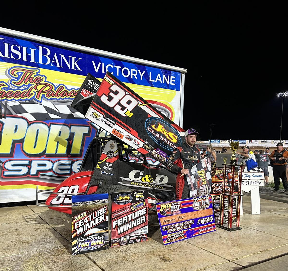 RacinBoys News - Anthony Macri bags PA Speedweek win at Port Royal