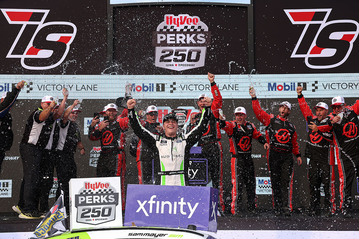 RacinBoys News - Late surge lifts Sam Mayer to repeat NASCAR Xfinity ...