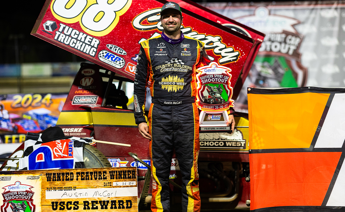 RacinBoys News - Austin McCarl fends off Hafertepe at Volusia