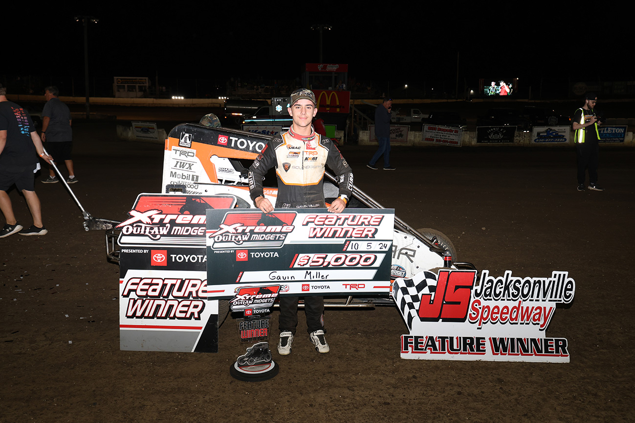 RacinBoys News - Gavin Miller wins Xtreme Midgets finale, McIntosh ...