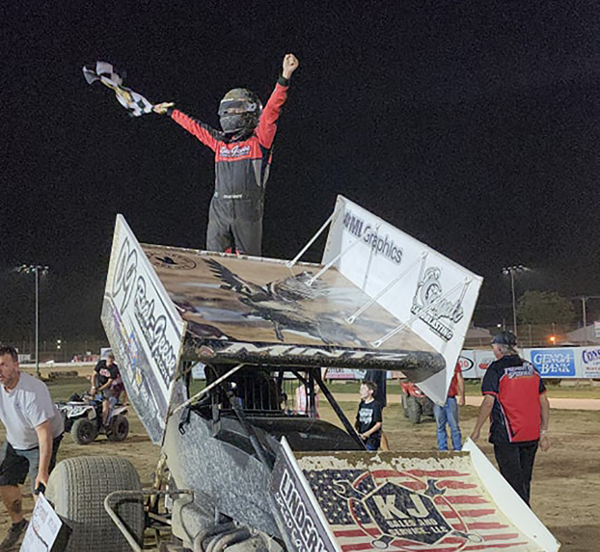 RacinBoys News - Mintz gets exciting last lap 410 Fremont win; Kalib ...
