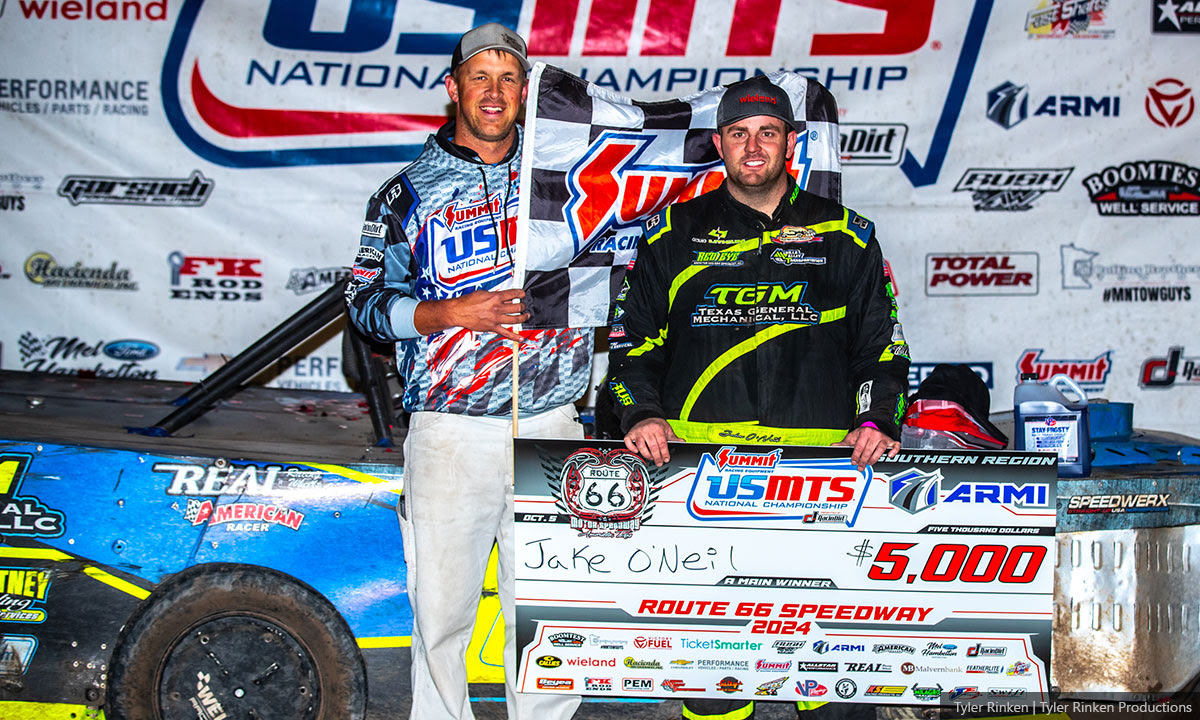 RacinBoys News - O'Neil perfect in panhandle, sweeps USMTS Amarillo Ambush