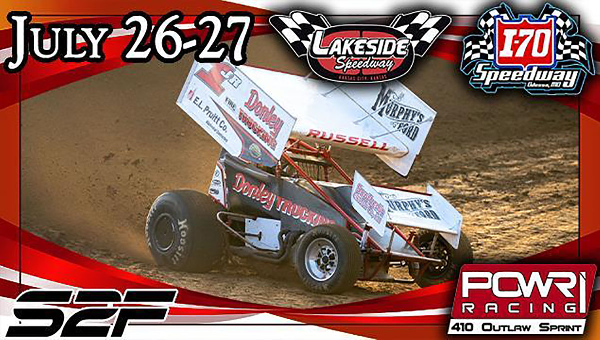 RacinBoys News - POWRi 410 Sprints at Lakeside and I-70 this weekend