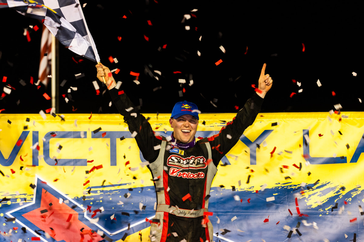 RacinBoys News - Pierce wins a record 4th North/South 100