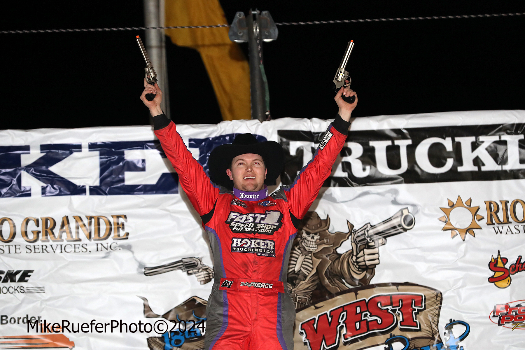 RacinBoys News - Pierce goes back-to-back at Wild West Shootout