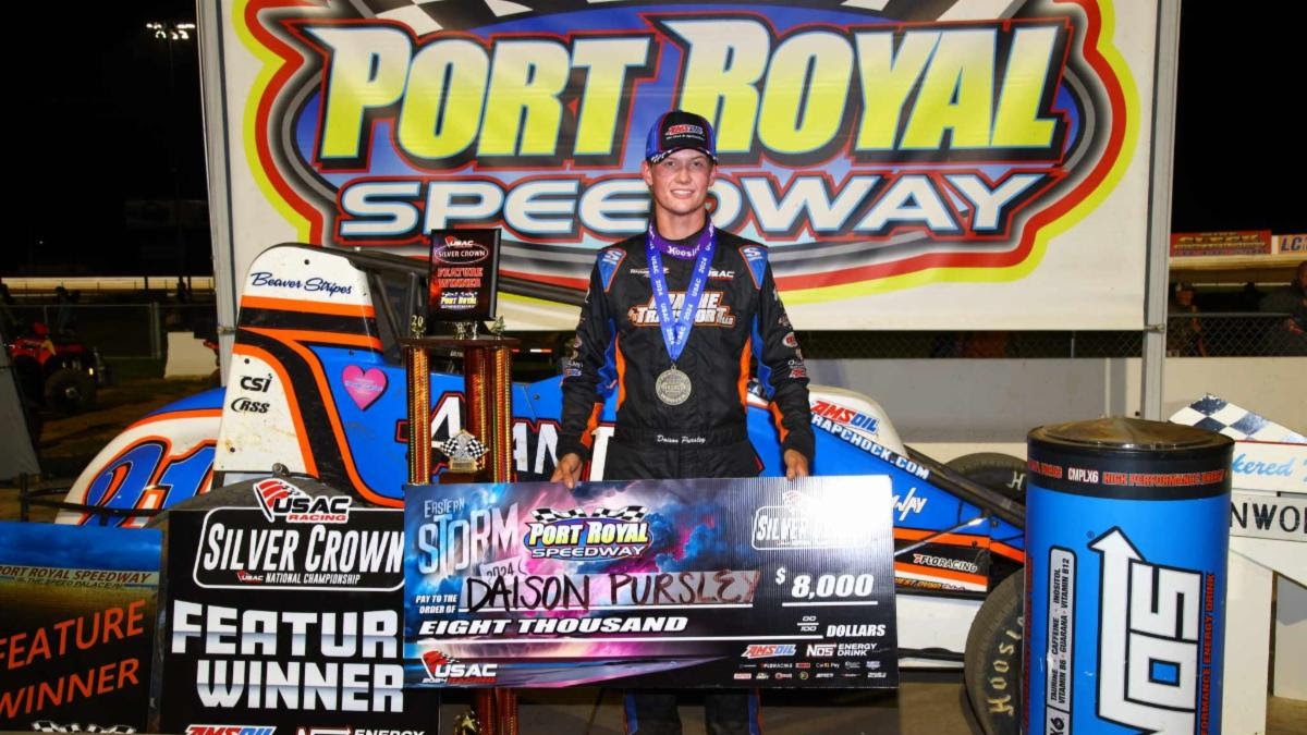 RacinBoys News - Pursley Scores First USAC Silver Crown Win On Last Lap ...