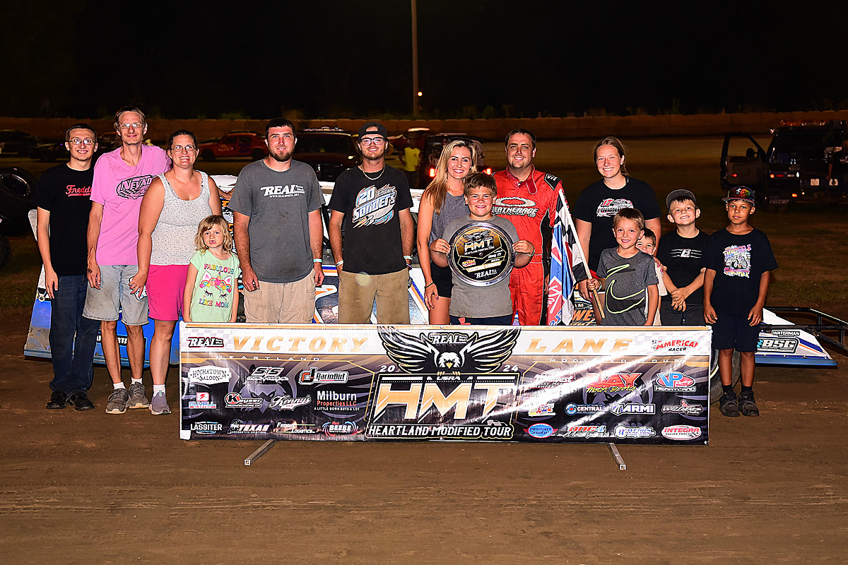 RacinBoys News - Sanders Grabs Lead Late to win Heartland Modified Tour ...