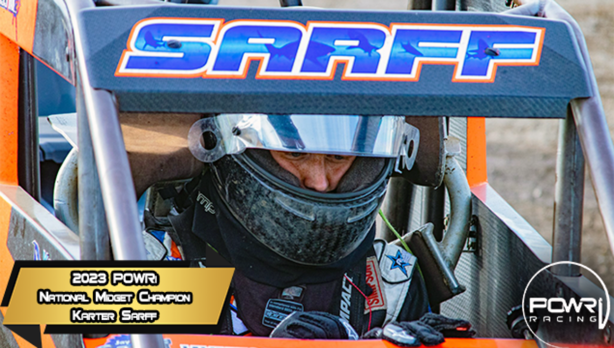 RacinBoys News - Karter Sarff claims POWRi National Midget Championship