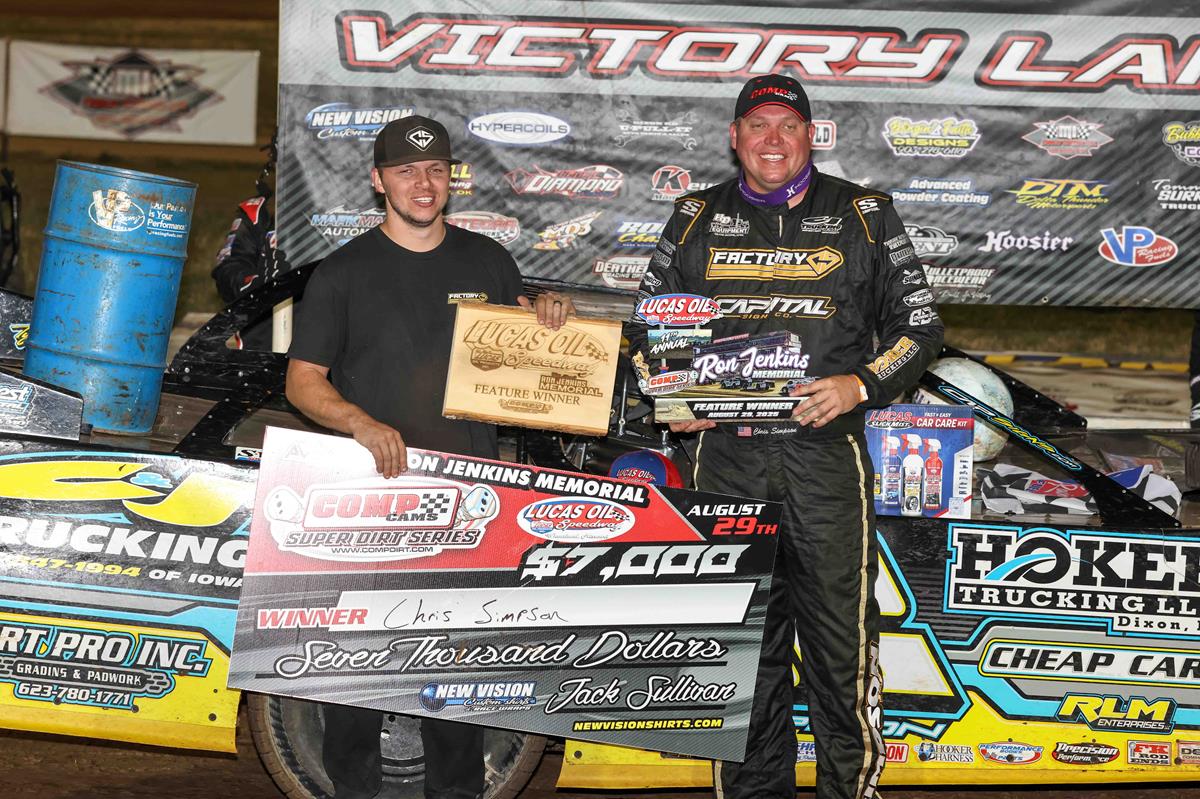 RacinBoys News - Simpson leads all the way to capture Ron Jenkins ...