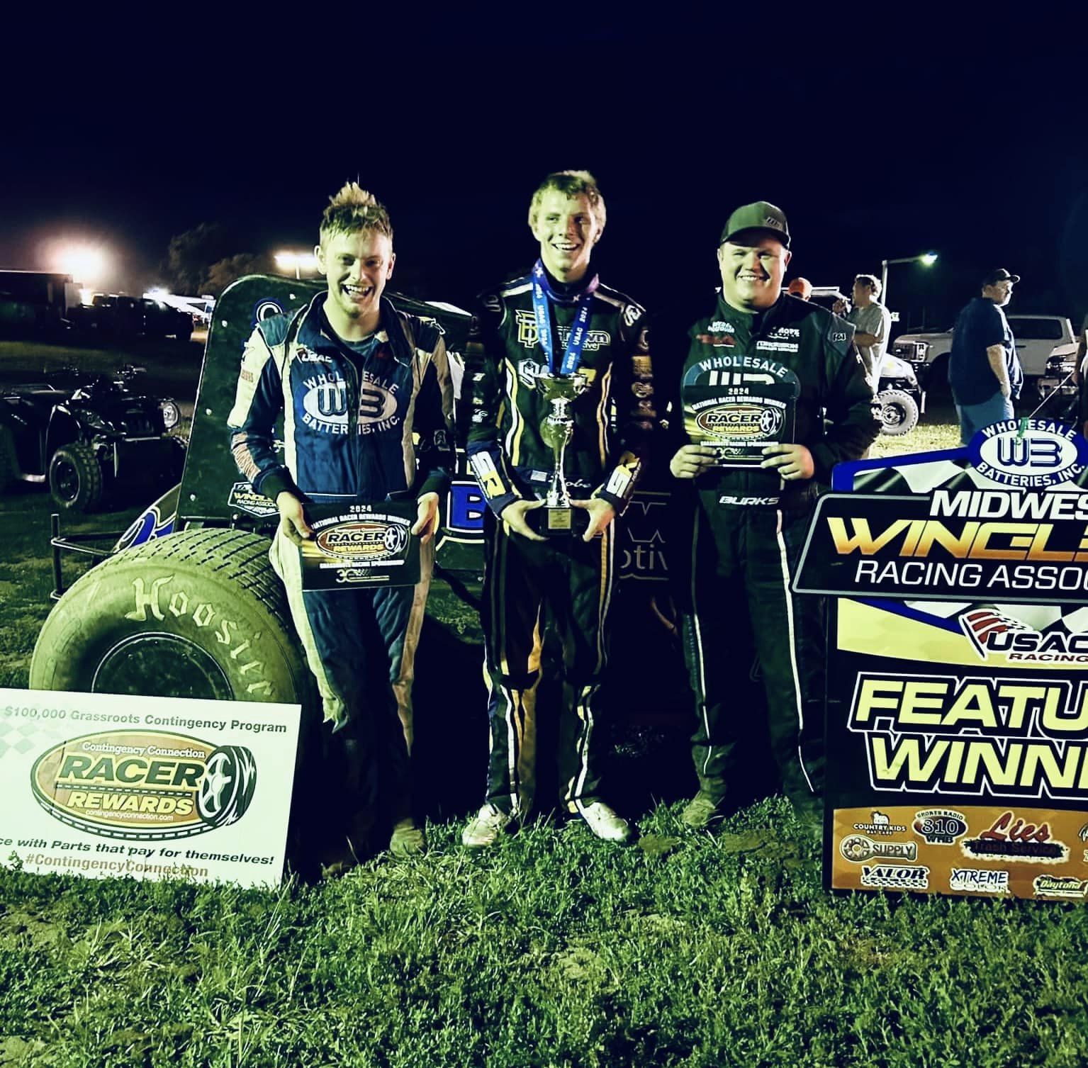 RacinBoys News - Simpson Sails To First Sprint Car Win At I-35 Speedway